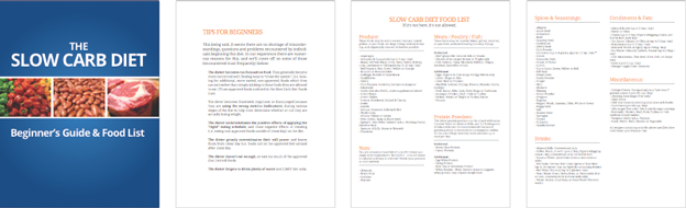 Slow Carb Diet PDF Reference Slow Carb Diet Reference